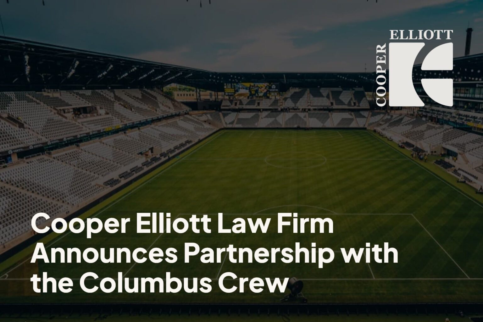 Cooper Elliott Law Announces Partnership with the Columbus Crew